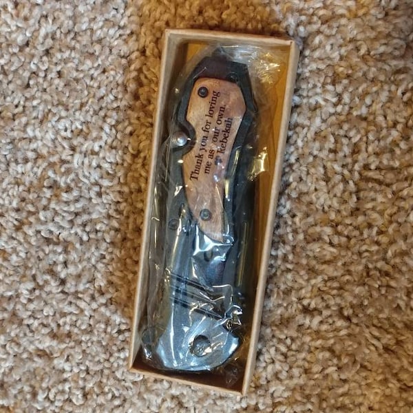 Stepfather of the Bride Knife Gift From Groom - Step Father Wedding ...