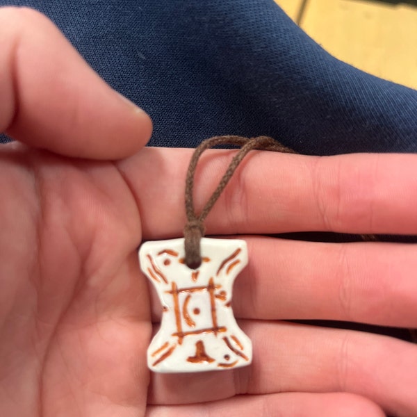 Qetsiyah Talisman Inspired Polymer Clay Necklace - Etsy