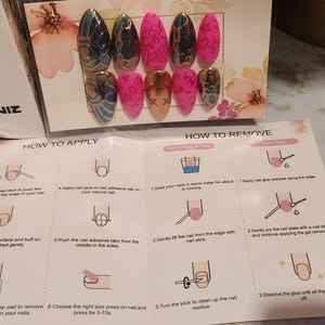 Dallas Stars Inspired Press-on Nails Hand Painted Gel - Etsy