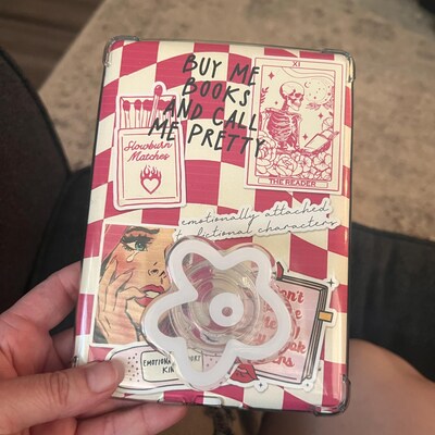 CHECKERED Kindle Insert for Clear Case PRINTABLE Pink Theme Paperwhite ...