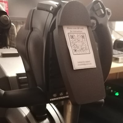 Clipboard and Phone Mount for Thrustmaster Yoke 787 - Etsy