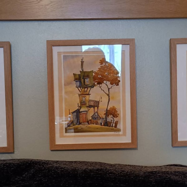 Watercolor PRINT - Gary Frederick. Line and Wash. 8"x 10". Unframed - Etsy