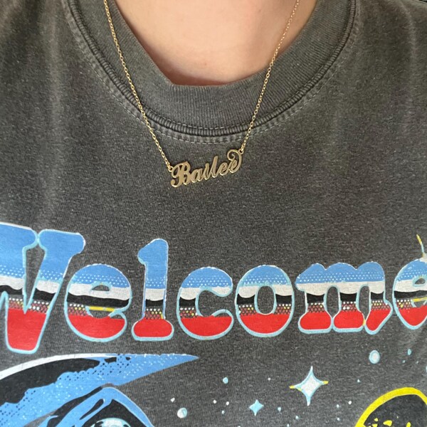 Carrie Font Name Necklace Personalized Carrie Style Nameplate ...