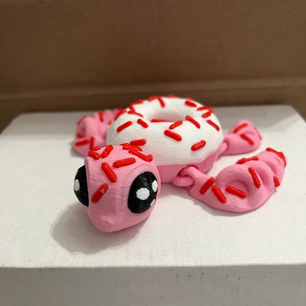 Donurtle Donut Turtle 3d Printed - Etsy