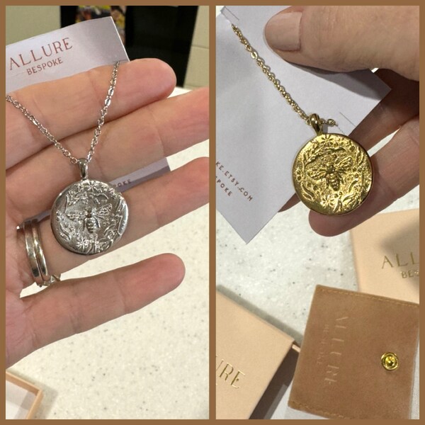 Nautical Compass Pendant Necklace: Minimalist Jewelry, Custom Engraving ...