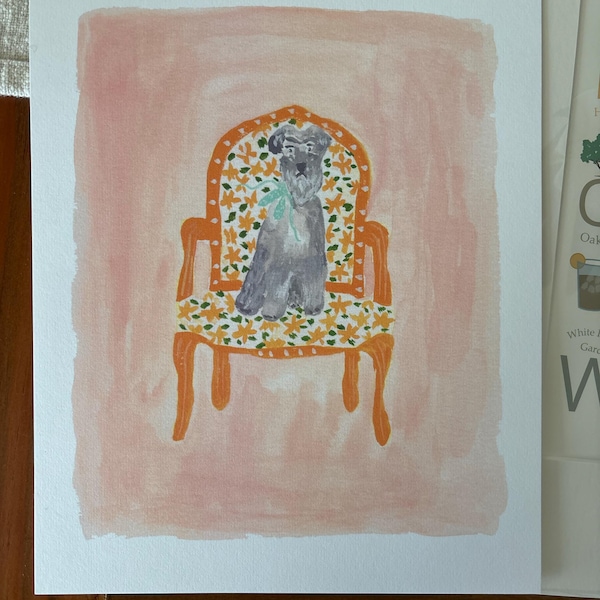 Lady Painting Wall Art | Woman in Robe Painting | Wall Decor | Gouache ...