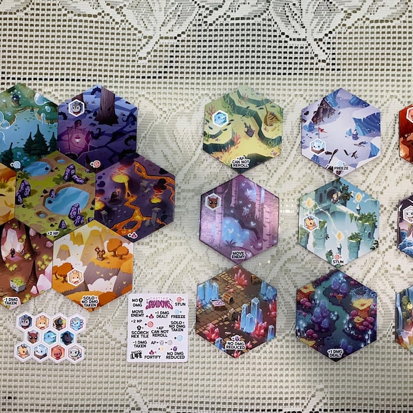 Unofficial Casting Shadows Hex Tile Reference Stickers, KSE + Ice Storm ...