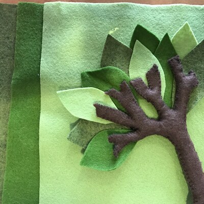 Wool Blend Felt Sheets Collection Greensleeves Colors 3 Sheets You ...