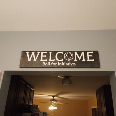 RPG Welcome Sign - Etsy