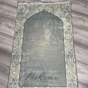 Kids Personalized Moon&stars Foam Padded Prayer Mat, Child Muslim ...