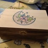 Wooden Floral Tea Box, Tea Bag Storage, Wooden Box, Floral Tea Mug ...