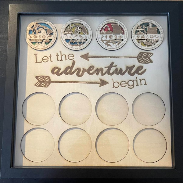50 American States Bundle SVG. Laser Cut File for Glowforge, Medal ...