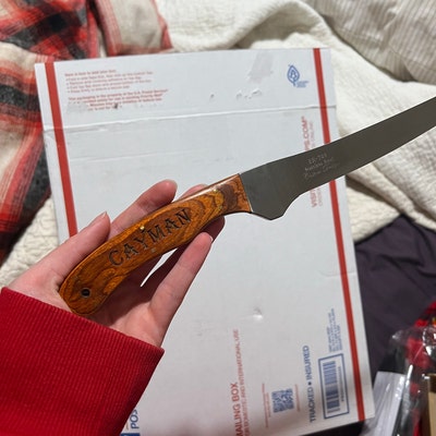 Personalized Fillet Knife and Sheath, Unique Custom Engraved Gift for ...