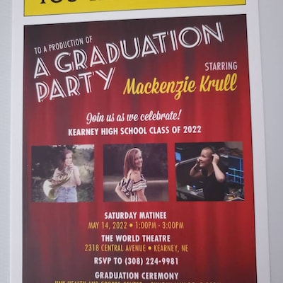 Broadway Program Invitations Broadway Show, Theater, NYC Theme Bridal ...