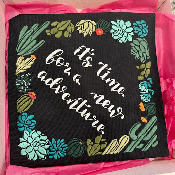 Embroidered Graduation Cap Topper | Lemon Graduation Cap Decoration ...