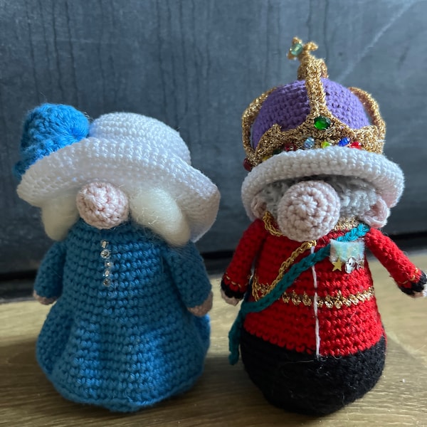 King Charles III Coronation Gnome Crochet Pattern, Charles III and ...