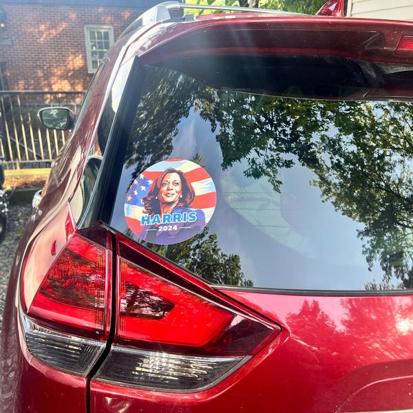 Kamala Harris for President 2024 - Round Vinyl Bumper Stickers - Etsy