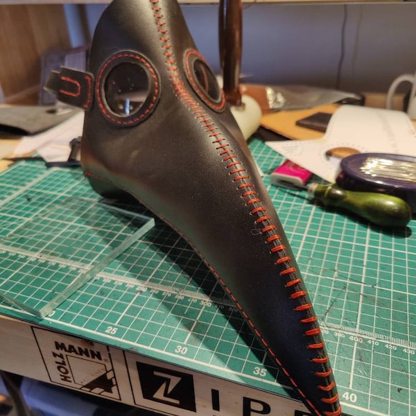 Plague Doctor Mask PDF Pattern Video Tutorial, Halloween DIY - Etsy