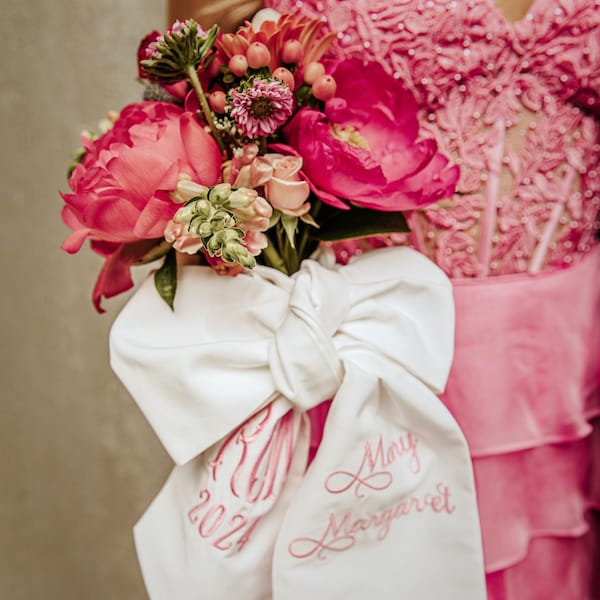 HOCO Bouquet Sash With Name, Custom Homecoming Ribbon, Homecoming ...