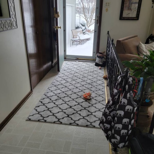 Extra Wide Custom Size Carpet Runner Rug for Hallway Entryway Kitchen ...