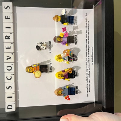 Personalised Family Mini Figure Boxframes - Etsy