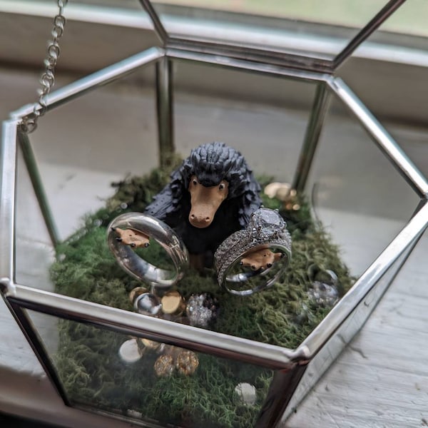 Fantasy Wedding Ring Box/ Geek Proposal Box/ Nerd Engagement Ring Box ...