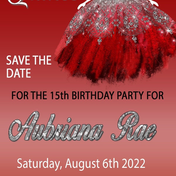 Mis Quince | Quinceanera Court Proposal Message Dama Chamberlain by ...