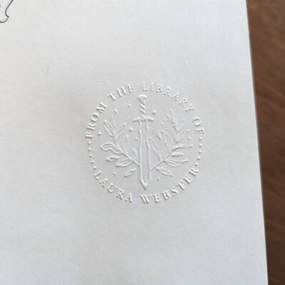 Custom Book Stamp Personalized Book Stack Stamp Gifts for - Etsy