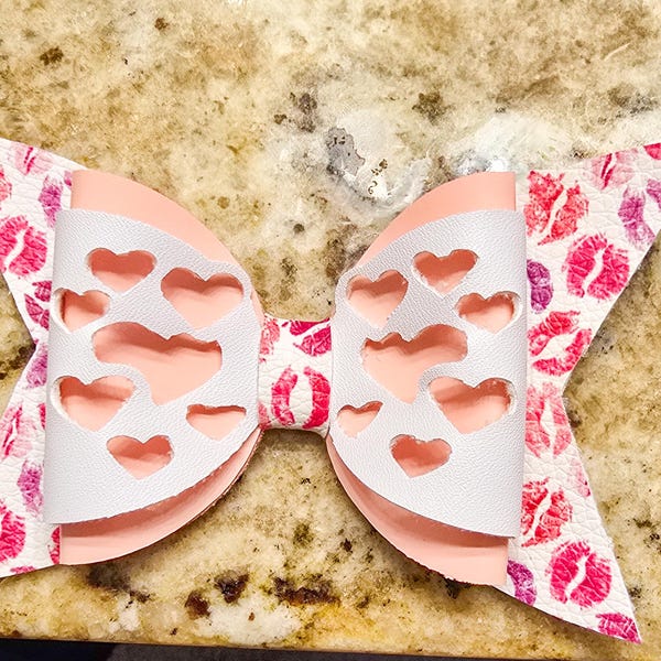 Split Double Loop Bow SVG, Mix It up Bow Template SVG, Classic Bow, Svg ...