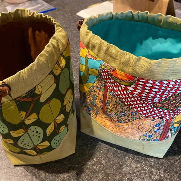 Drawstring Pouch Sewing Pattern: Project & Storage Bag (PDF Download) - Etsy