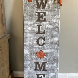 Interchangeable Welcome Sign Craft Kit Large & Small Unfinished Ready ...