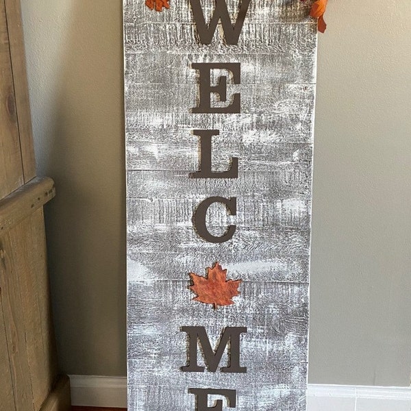 Interchangeable Welcome Sign Craft Kit - Large & Small - Unfinished ...