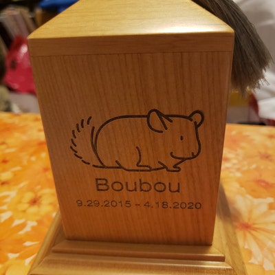 Guinea Pig Urn,rat Urn, Custom Rat Urn,hamster Urn,ashes Urn Engraved ...