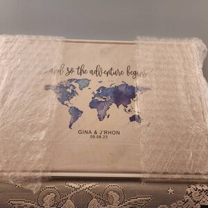 Vintage World Map Guest Book Rustic World Map Guest Book - Etsy