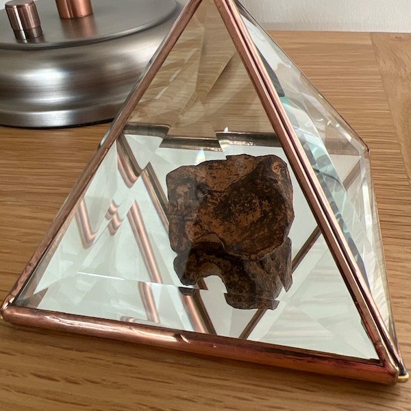 4" Glass Pyramid Charging Box - Etsy