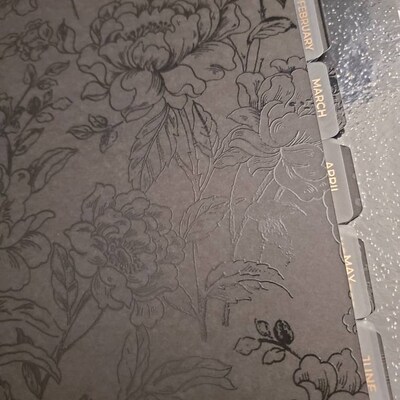 Sophisticated POWERHOUSE Monthly Divider Set W/two Hidden Sub Dividers ...