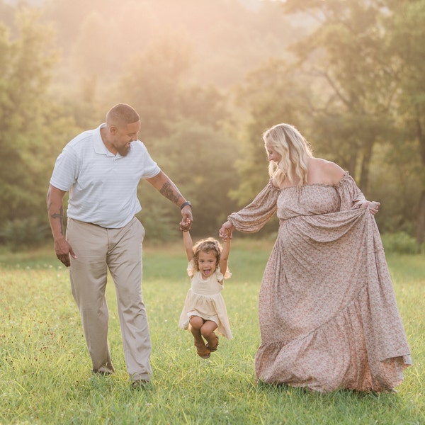 Florence Women's Boho Dress | Floral Vintage Dress for the Maternity ...