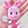 Amigurumi Piglet, Crochet Piglet, Piglet Keychain, Piglet Toy, Piglet ...