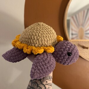 Crochet Pancake Turtle PATTERN, Crochet Turtle Pattern, Crochet Pancake ...