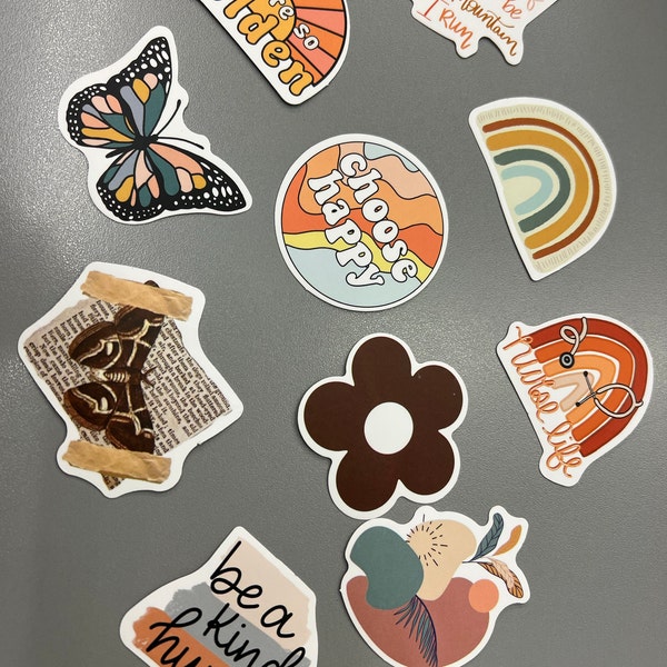 Aesthetic Stickers, Minimalist Stickers, Laptop Stickers, Waterbottle ...