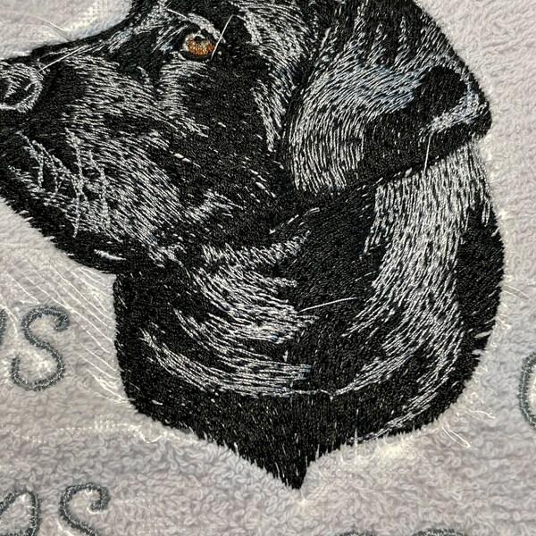 Black Dog Labrador Retriever Machine Embroidery Design - Etsy