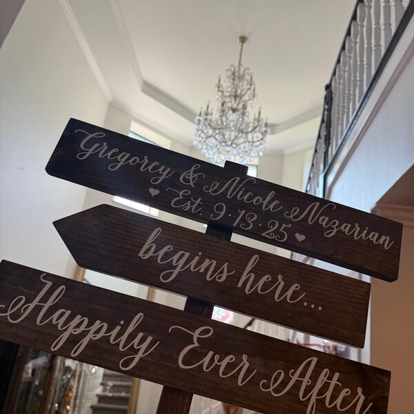 Lawn Games Sign, Directional Wedding Sign, Custom Sign, Welcome Sign ...