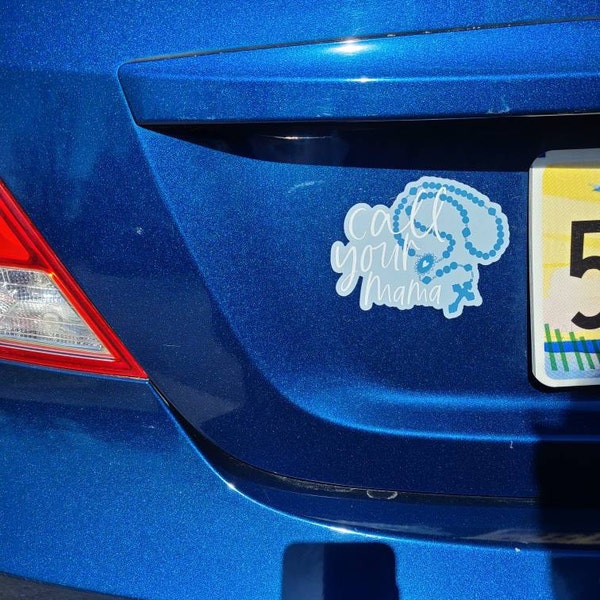 Catholic Car Magnet, Rosary Magnet, Call Your Mama, Marian Consecration ...
