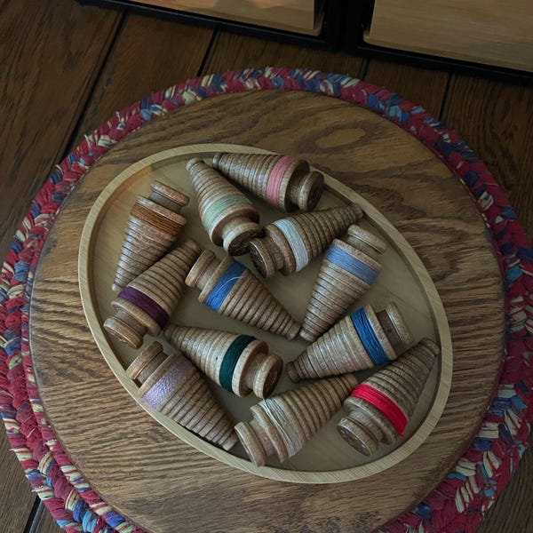 Christmas Tree-shaped Cop Shuttle Bobbin, Set of 12, 3" Tall - Etsy