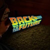 Back to the Future BTTF Logo LED Lightbox Fully Dimmable & Powered by ...