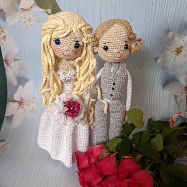 Crochet Wedding Couple Doll Pattern: Amigurumi Dolls (PDF Pattern) - Etsy