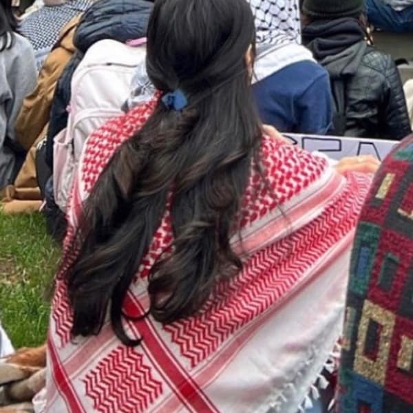 Original Palestinian Keffiyeh | Jordanian Hatta | Black and White ...