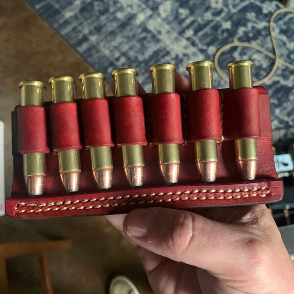 Leather Chest Rig With Mag Pouch *revolver, Automatic. Double Action ...