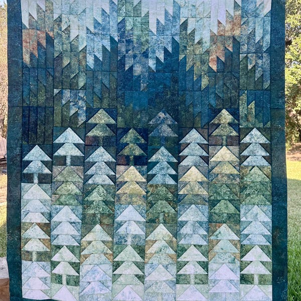 DIGITAL DOWNLOAD - Bigfoot Legends Quilt PATTERN - by Holly Schwager ...