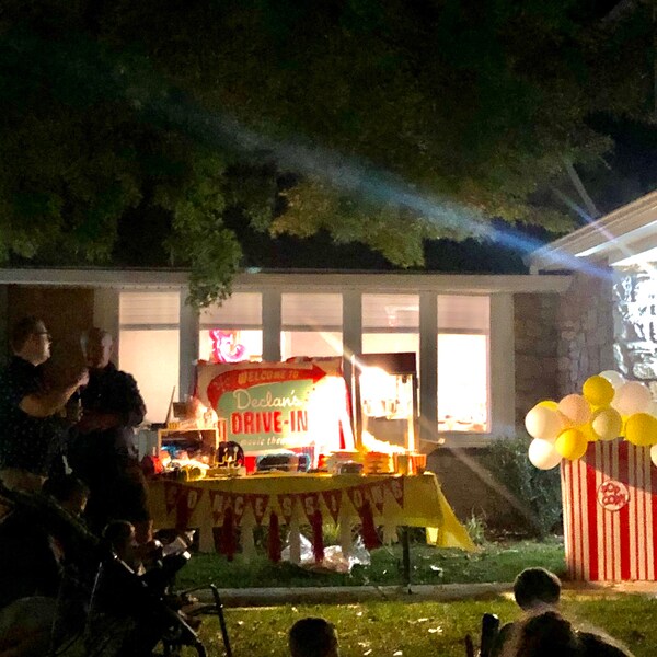 Retro Drive-in Bottle Label Printables, Concessions Pennant Banner ...